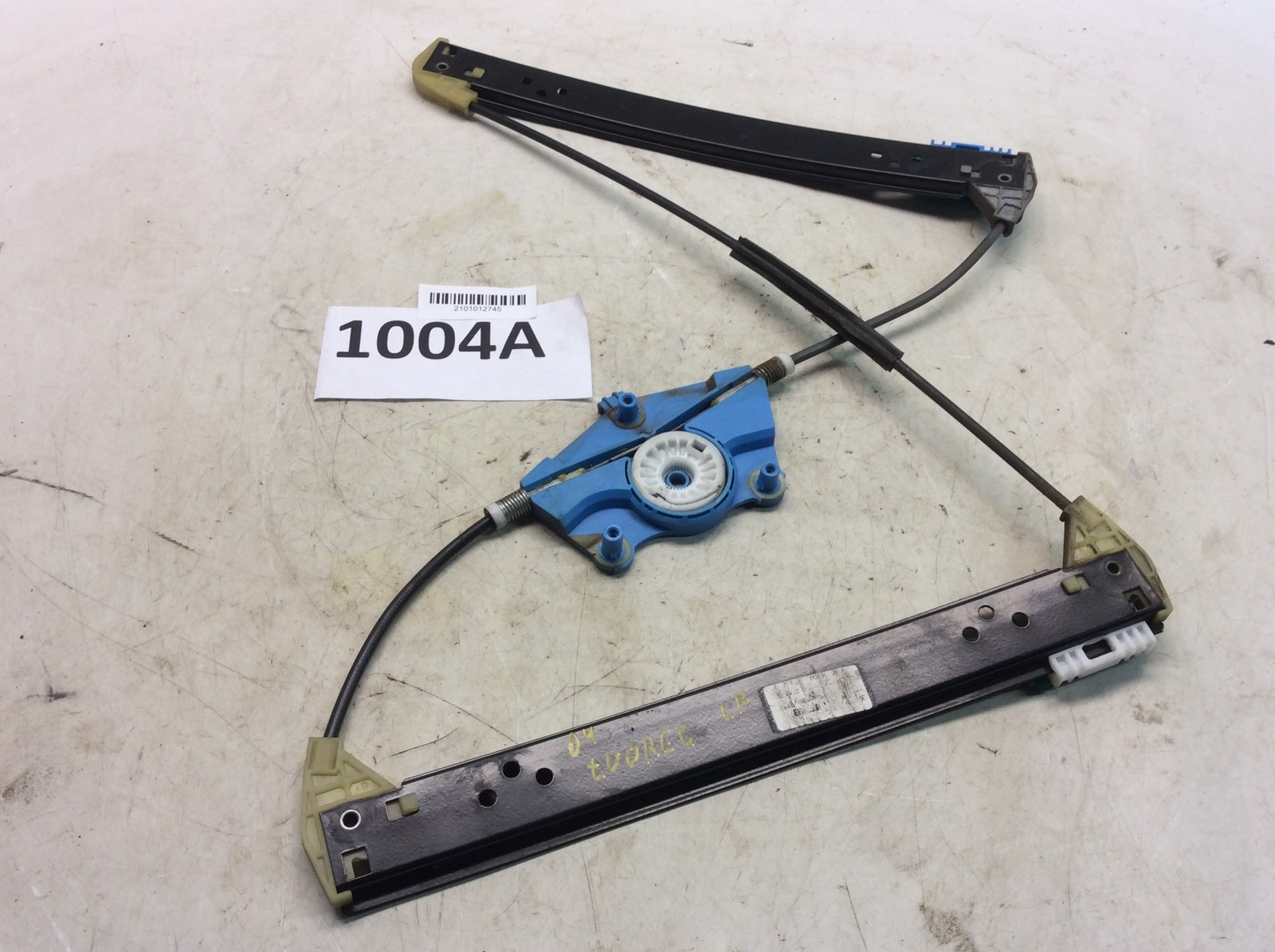 04 05 06 07 VOLKSWAGEN VW TOUAREG REAR LEFT DOOR WINDOW REGULATOR OEM ...