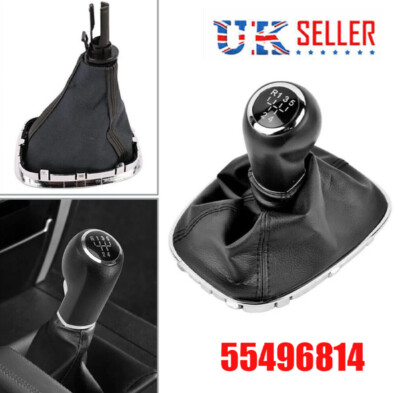 For Vauxhall Corsa E Adam 5 Speed Gear Lever Gearshift Knob 55496814 UK ...