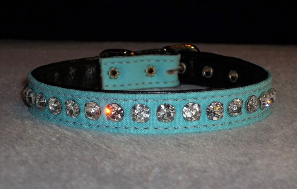 Gorgeous Rhinestone Dog Collar Jewel sCrystal Bling Handcrafted USA ...