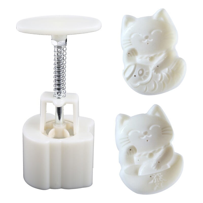 Mooncake Mold Festival DIY Hand Press Mooncake Cutters Pastry ...