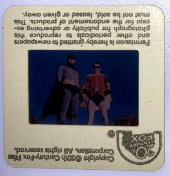 BATMAN 35mm Movie Photo Slide Transparency Adam West Burt Ward DC ...