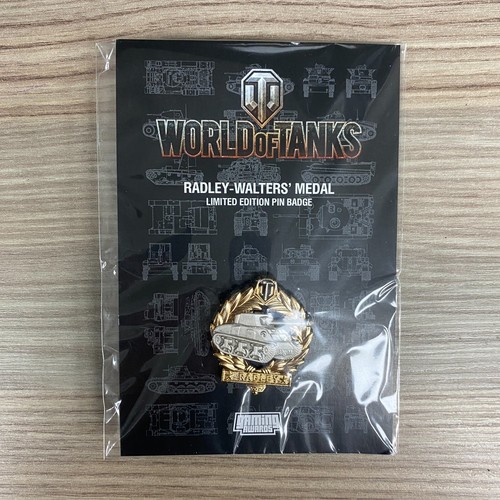 WORLD OF TANKS RADLEY-WALTERS' MEDAL LIMITED EDITION PIN BADGE GAMING ...