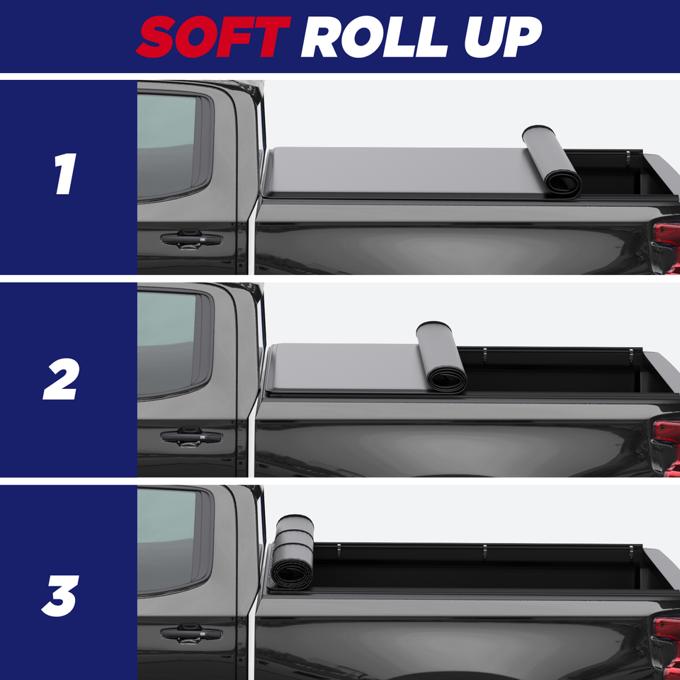 1993-2011 Ford Ranger Flareside Splash 6FT Roll up Tonneau Cover ...