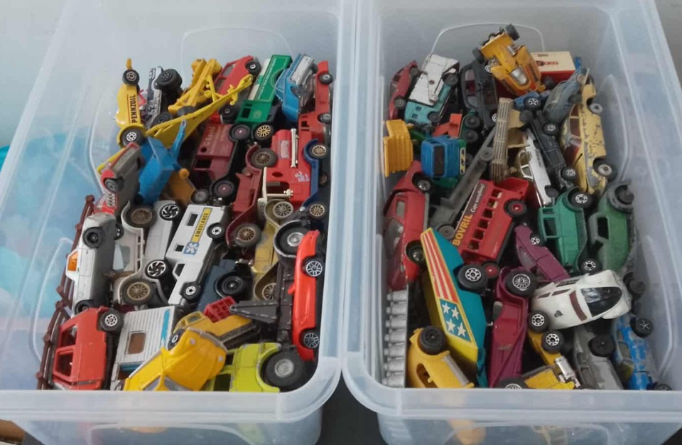ORIGINAL VINTAGE DIECAST JOB LOT CARS TRUCKS etc DINKY CORGI MATCHBOX ...