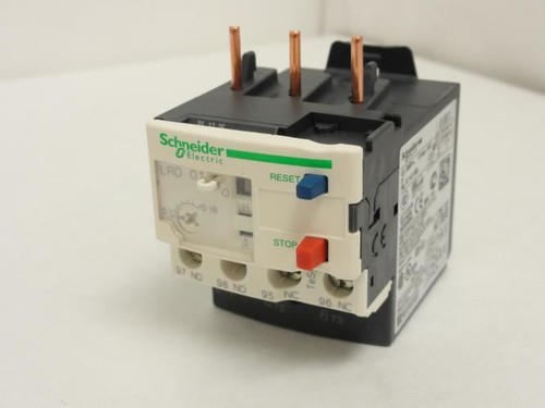 207939 New-No Box; Schneider LRD01 Overload Relay; 0.1~0.16A 3P 600VAC ...
