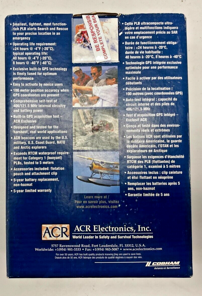 ACR RESQFIX™ PLB-300 View GPS PERSONAL LOCATOR BEACON, N:2897 | eBay