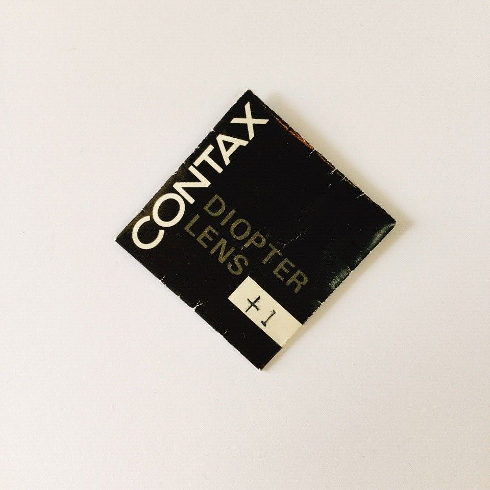 Contax +1.0 Diopter Lens Dioptric Adjustment eyepiece for RTS I II 139 ...