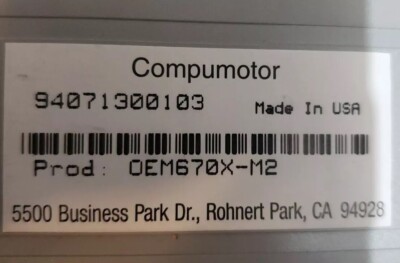 1PC NEW PARKER COMPUMOTOR OEM670X-M2 | eBay