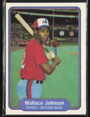1982 Fleer #192 Wallace Johnson Montreal Expos Rookie | eBay
