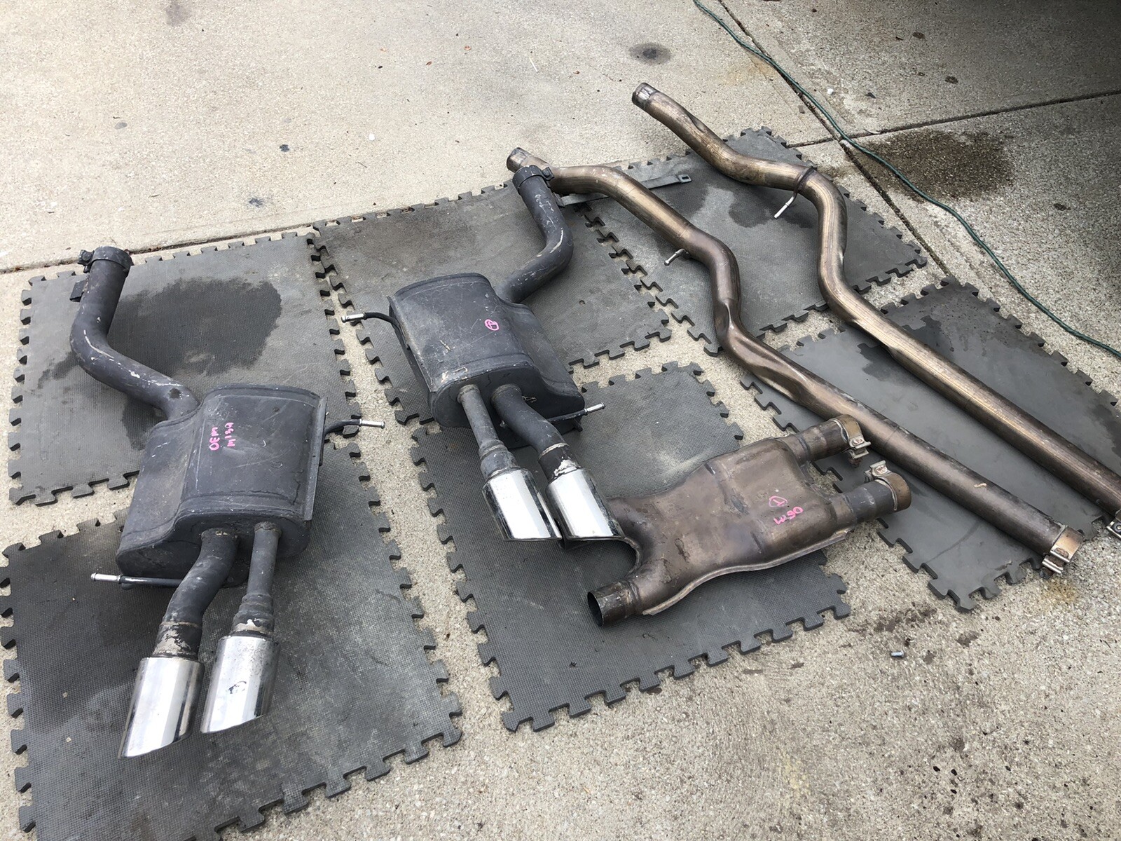 M139 MASERATI 03-08 Quattroporte Exhaust Muffler OEM | eBay