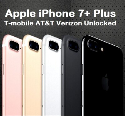 Apple iPhone 7+ 7Plus 32GB/128GB/256GB Verizon Unlocked T-Mobile AT&T ...