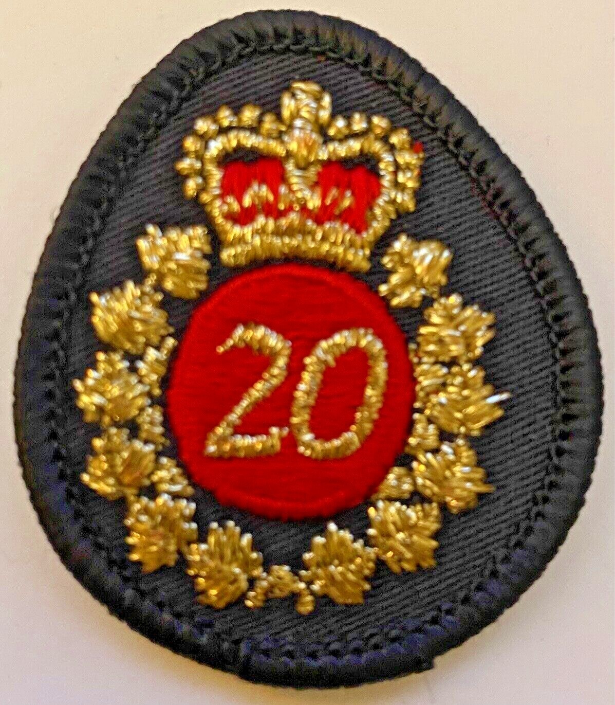 OPP Ontario Provincial Police Vintage / Obsolete Cloth Service Badge ...