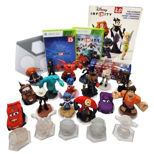 Disney Infinity 2.0 Pixar Characters Portal Pad Discs Book Games Case ...