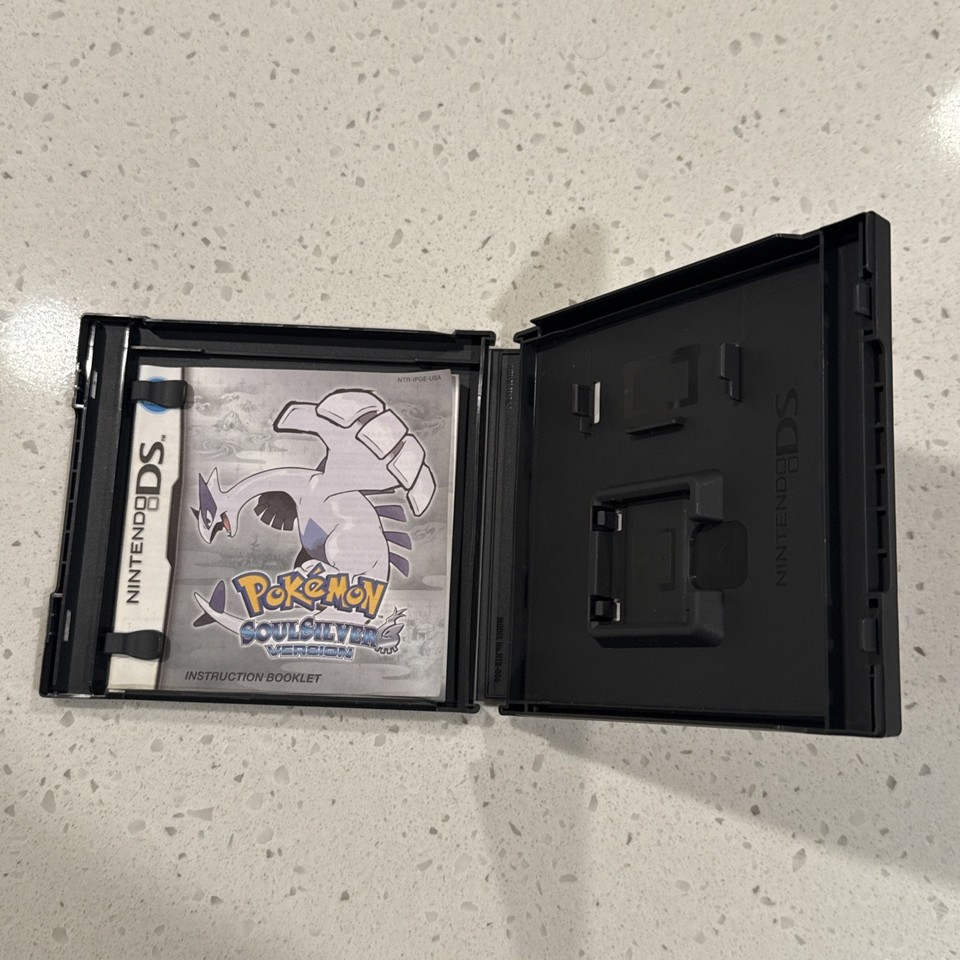 NO GAME - Pokemon Soul Silver Nintendo DS Case, Manual + Inserts ONLY ...