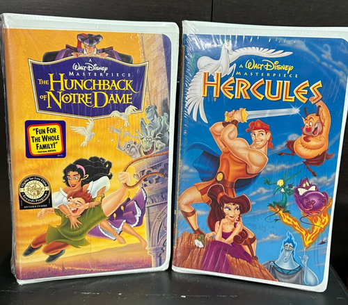 Walt Disney Masterpiece - Hercules and The Hunchback of Notre Dame VHS ...