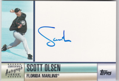 2006 Topps Autographs #SO Scott Olsen H Auto - NM | eBay