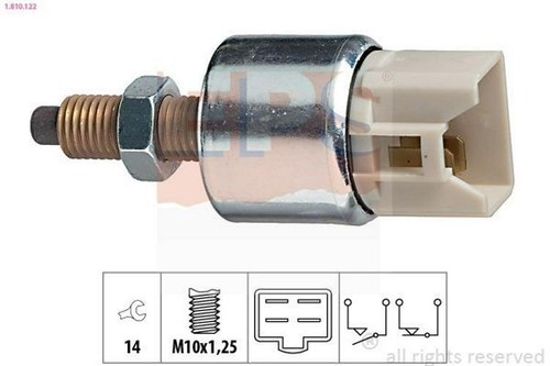 EPS Contacteur de feux stop Contacteur De Feux Stop 1.810.122 mécanique ...