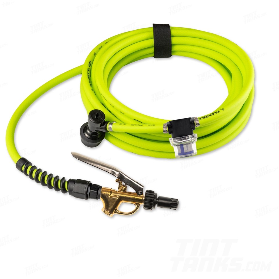 Tint Tanks 25ft Flex Hose Sprayer for Window Tinting Wrap Mounting ...
