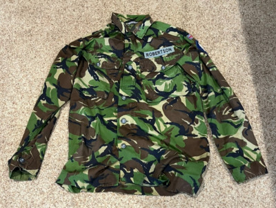 British Army Issue DPM Camouflage Shirt Med/Large With Patches | eBay
