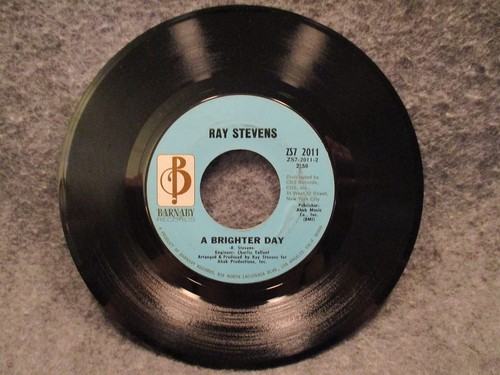 45 RPM 7" Record Ray Stevens Everything Is Beautiful & A Brighter Day ...