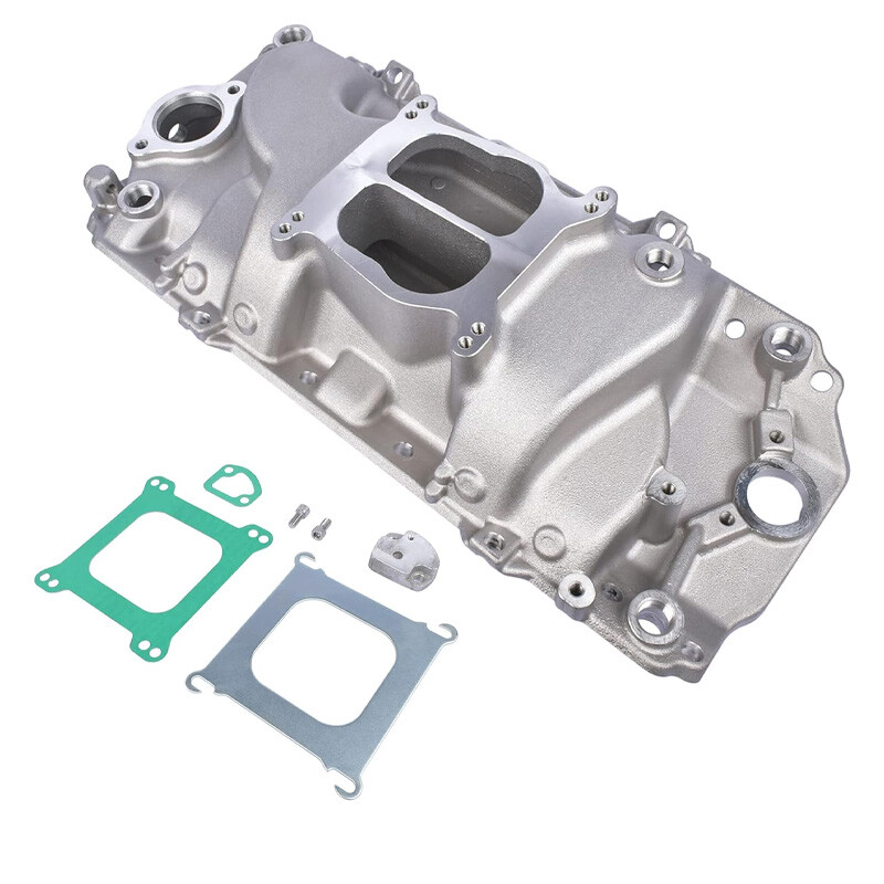 Aluminum Dual Plane Intake Manifold For BBC Big Block Chevy V8 396 402 ...