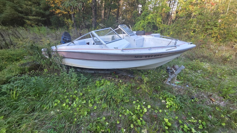 Larson Boat + Trailer + 85HP Mercury Outboard – As-Is / Project / Parts ...
