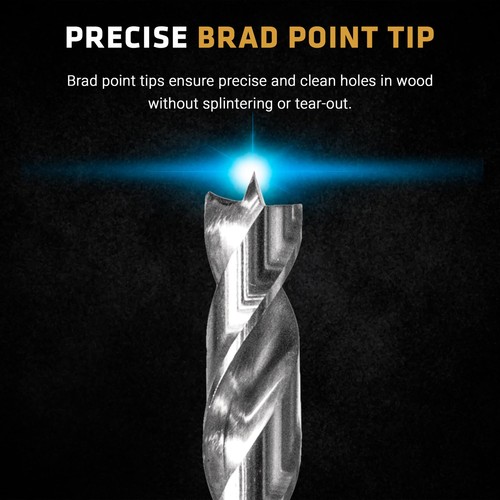 , 37280, 25 PC Set,HSS Brad Point,Drill Bit, Wood Boring Tools | eBay