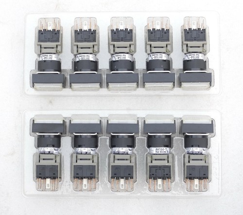 NOS FUJI ELECTRIC AH164-TL ILLUMINATED PUSH BUTTON SWITCHES 164,165 ...