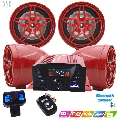 Bluetooth Wireless Speakers Audio System Stereo MP3 Radio ATV UTV ...