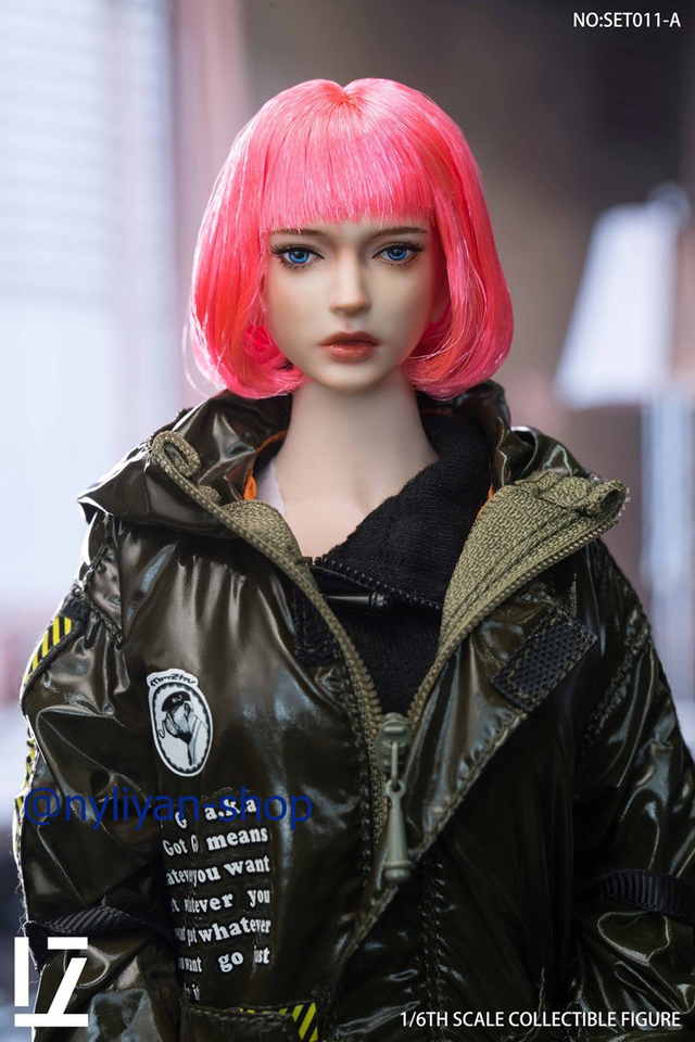 LZ TOYS SET011A 1/6 Beauty Girl Qing Head Sculpt Model Fit 12''Pale ...