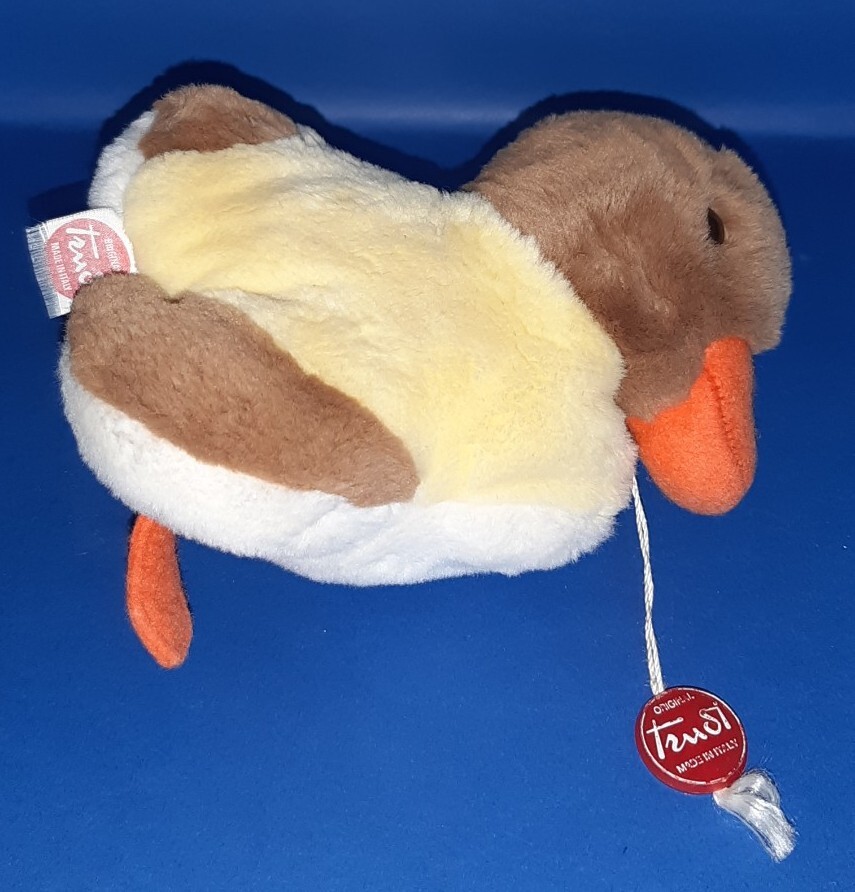 Trudi Peluche Papera 15Cm Peluche Poupée Jouet Savane Jeu Doux | eBay