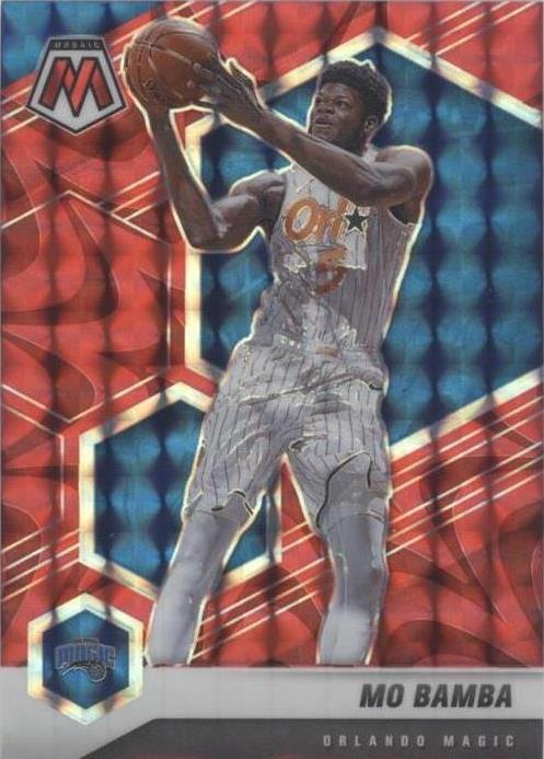 2020-21 Panini Mosaic - Mo Bamba #38 Reactive Red Prizm for sale online ...