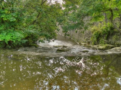 Photo 12x8 Colne Water Colne/SD8940 Looking downstream as Colne Water ...