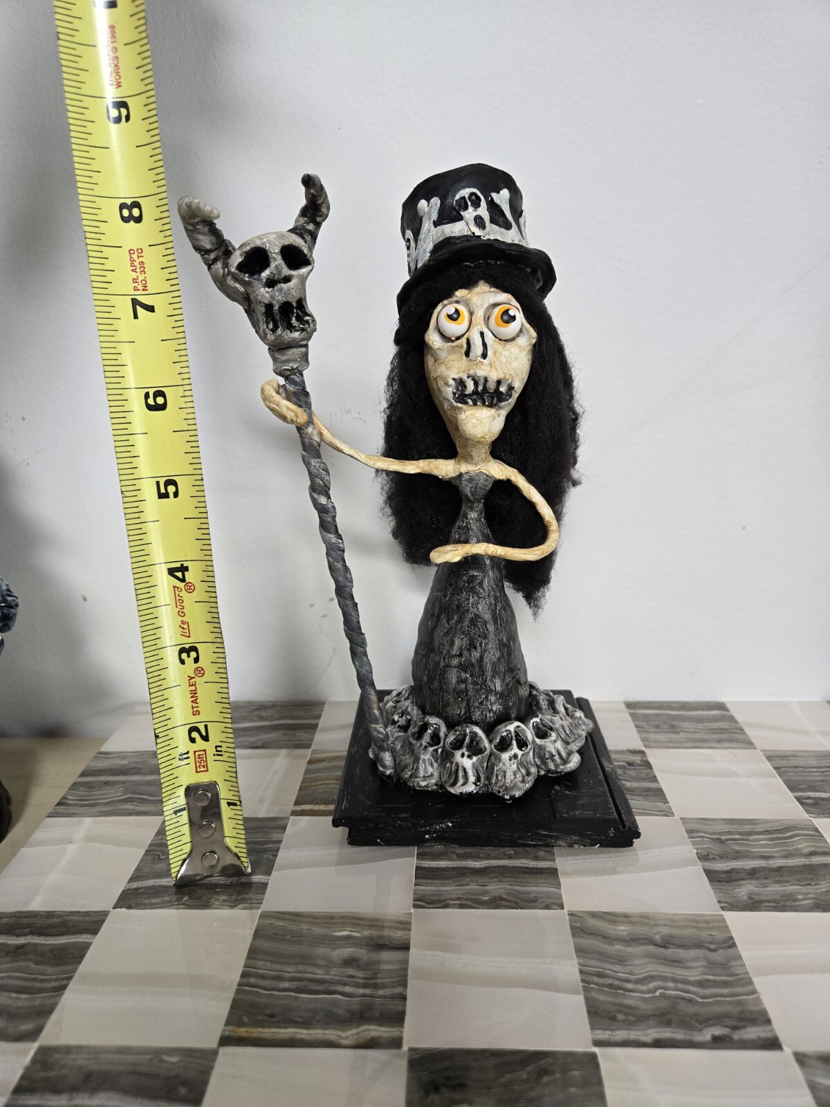 OOAK Creepy Oddity Art Doll Clay Spooky Skeleton Ghoul Voodoo Zombie ...