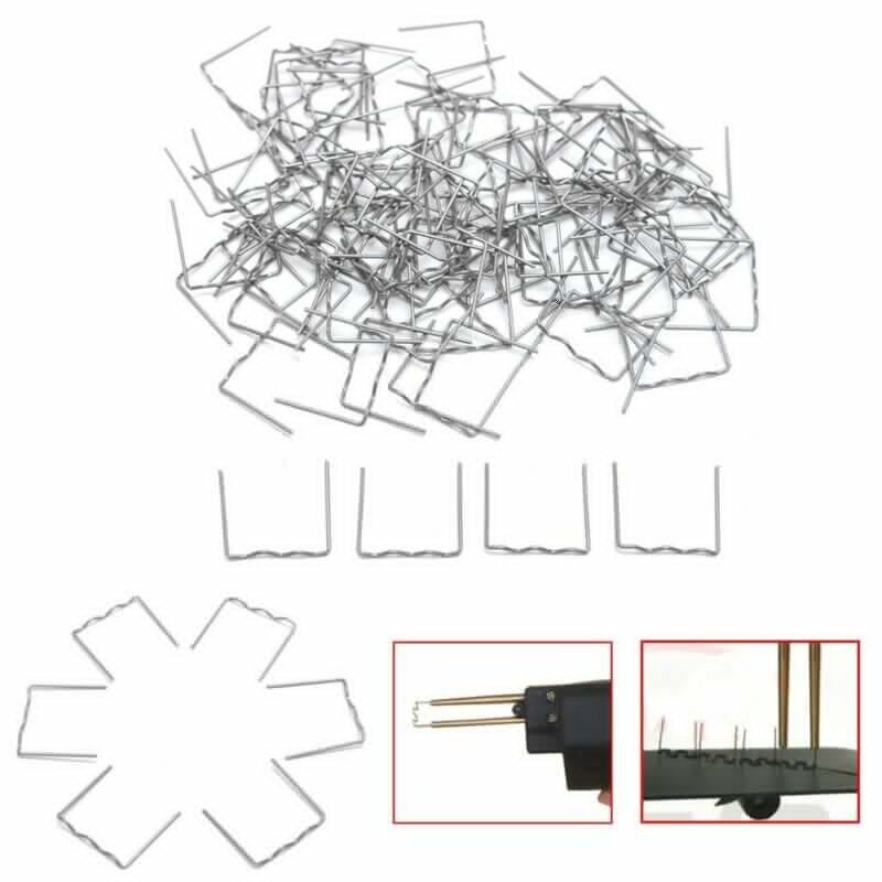 For Car Weld Torch Repair 100xPre-Cut RS16 0.6mm Flat Staples Hot ...