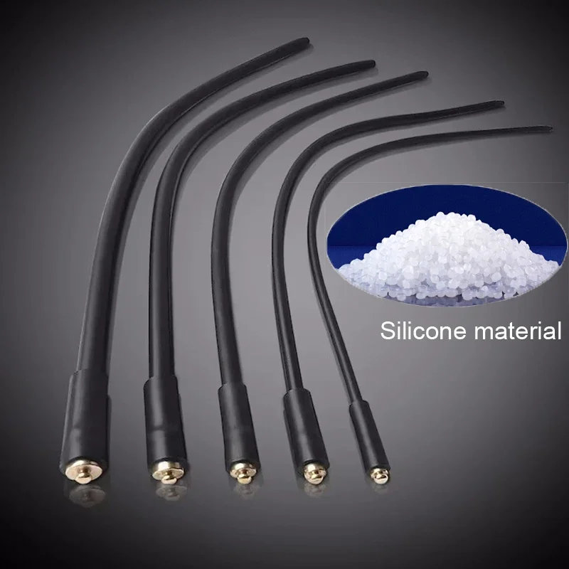 Male E-Stim Silicone/Stainless Penis Stretcher Sounding Insert Plug ...