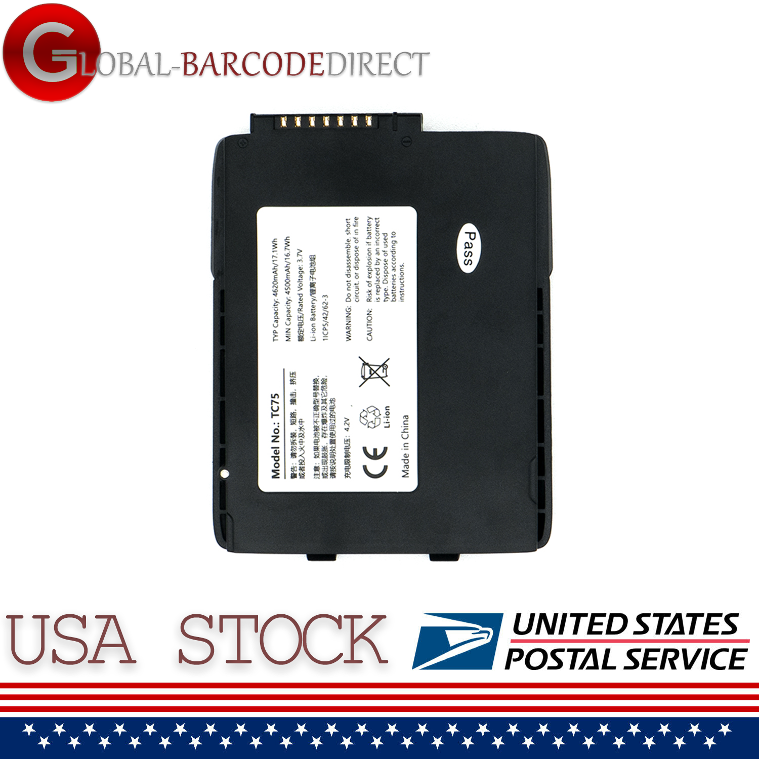 4500mAh Battery for Zebra Symbol TC70 TC75 TC7X ;PN:BT-000318 | eBay