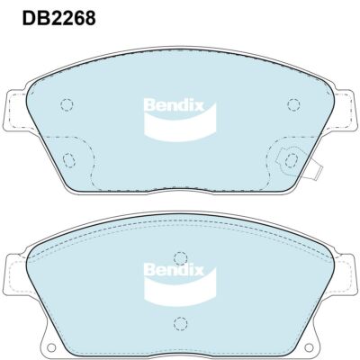 Bendix General CT Brake Pad Set Front DB2268 GCT | eBay