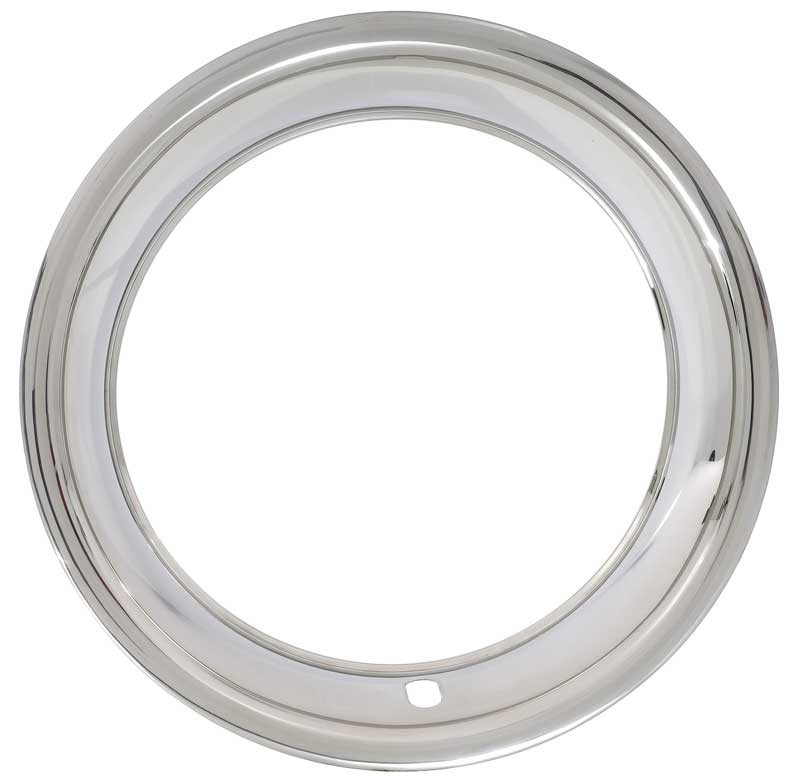 Rally Wheel Trim Ring; 15" x 8"; 3" Deep; Stainless Steel; Fits GM ...