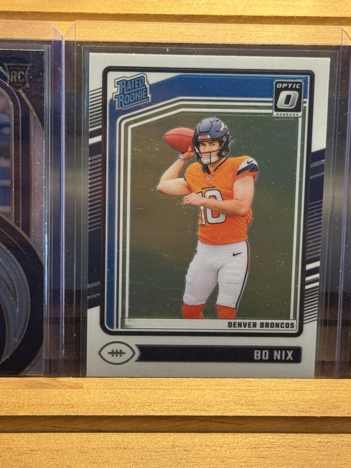 Lot of (10) Bo Nix Rookie Cards Panini Topps DENVER BRONCOS | eBay