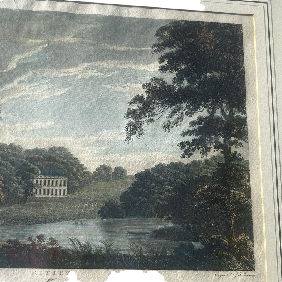 Original Antique Edward Garvey the seat of John Pollerfen Bastard ...