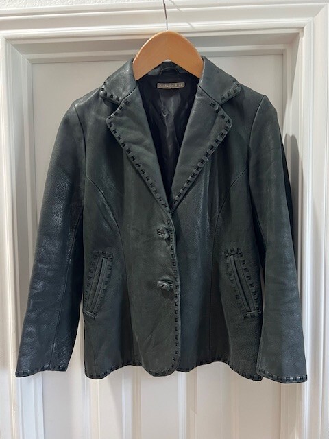 Isabella Bird Leather Jacket - 8 - Gem