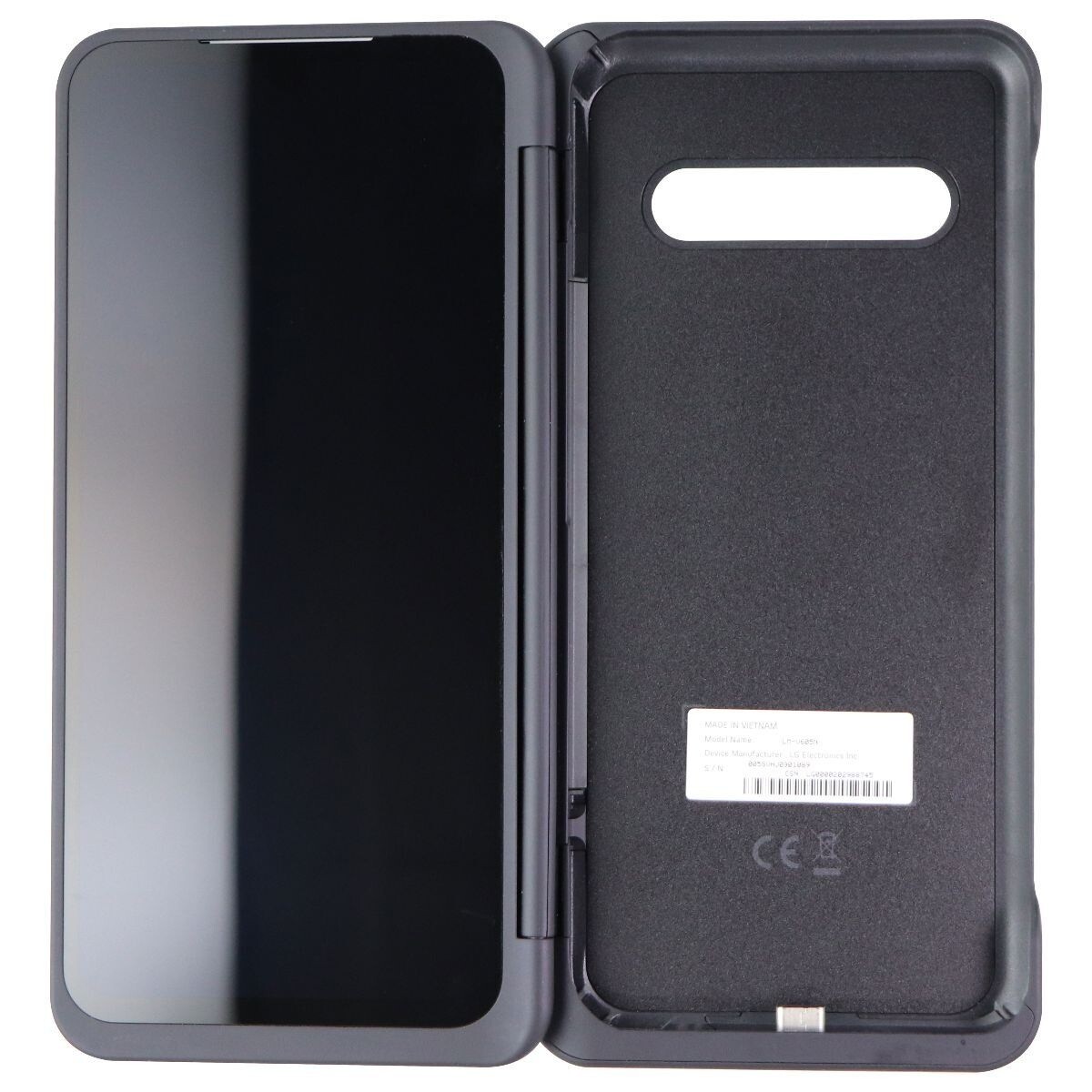 LG Dual Screen Case for LG V60 ThinQ 5G with Type-C Adapter - Black (LM ...