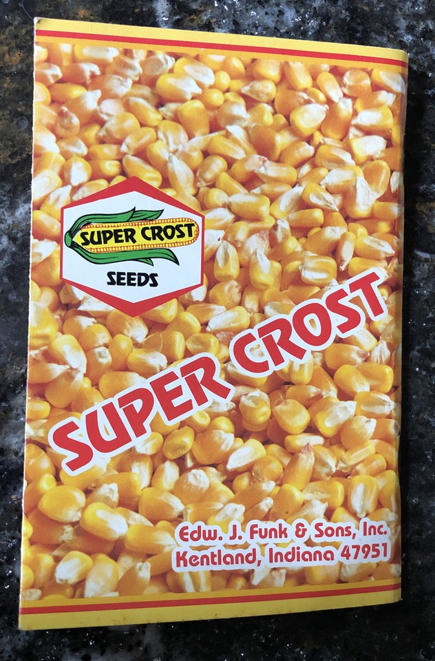 SUPER CROST SEED Advertising Memo Booklet Pamphlet Mini-Catalog vtg ...