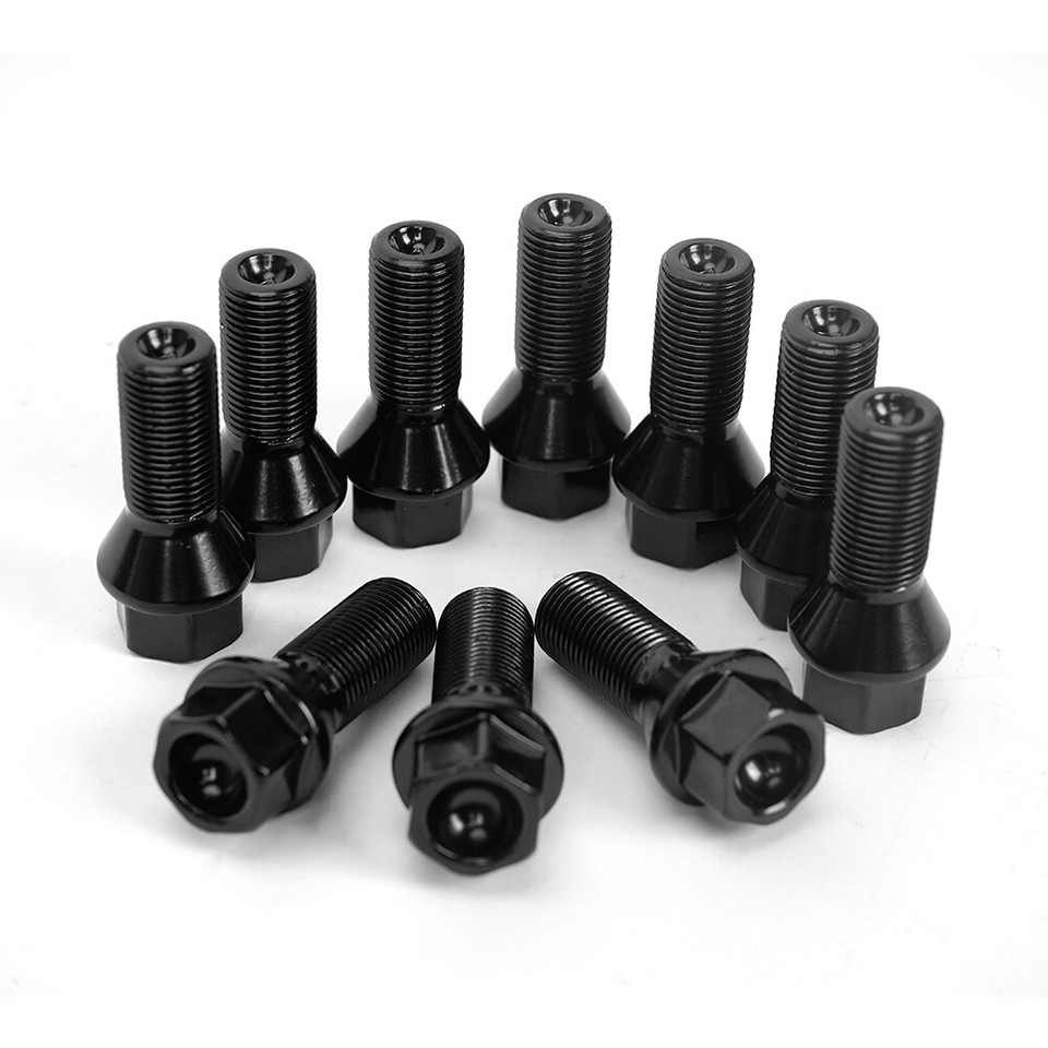 20X Wheel Lug Bolt Bolts M14x1.25 Fit For BMW X3 X5 E70 F30 F20 F25 ...