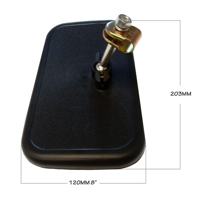 FORKLIFT CONVEX MIRROR ER023 8" X 4.3/4" CLAMP + BOLT CLARK 925590 | eBay