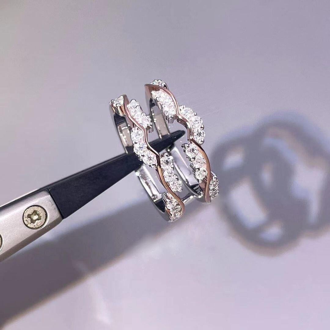 Ring Enhancer Wraps Ring Guard Wedding Ring Jacket Two Tone Double Band ...