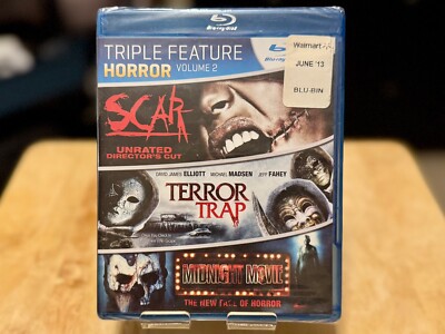 HORROR BLU RAY ~ Triple Feature Horror Volume 2 (Blu-ray Disc, 2010 ...