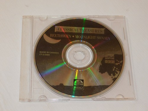 Classical Treasures Beethoven Moonlight Sonata CD Madacy Entertainment ...