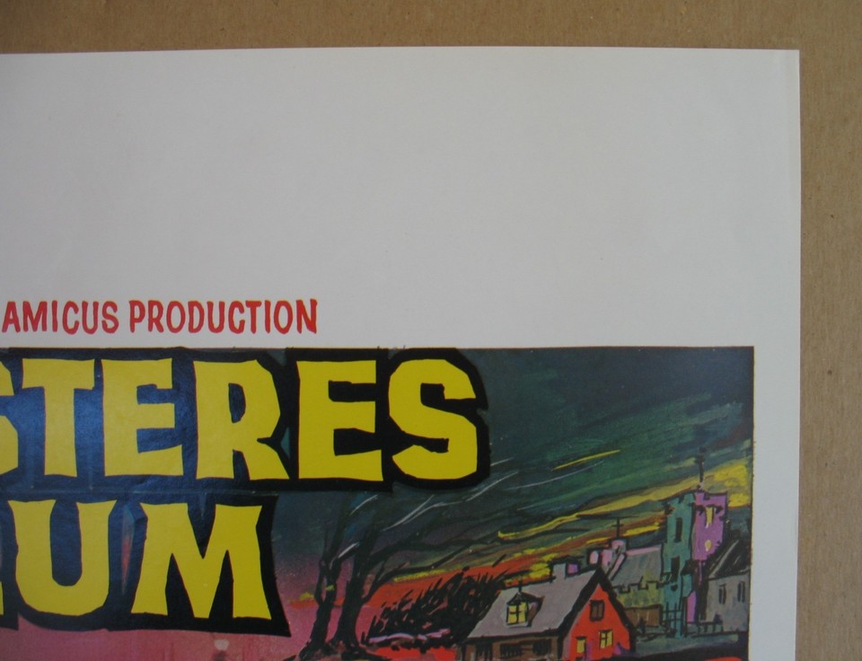 ASYLUM (1972) Belgian Poster, Peter Cushing, Britt Ekland, Lom, Amicus ...